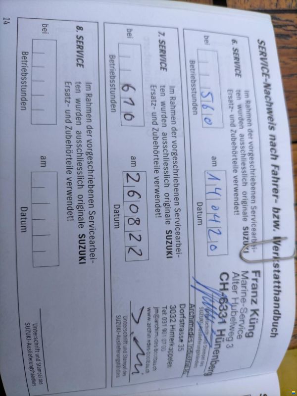 2016 Suzuki 20Ps, CHF 1.800,-