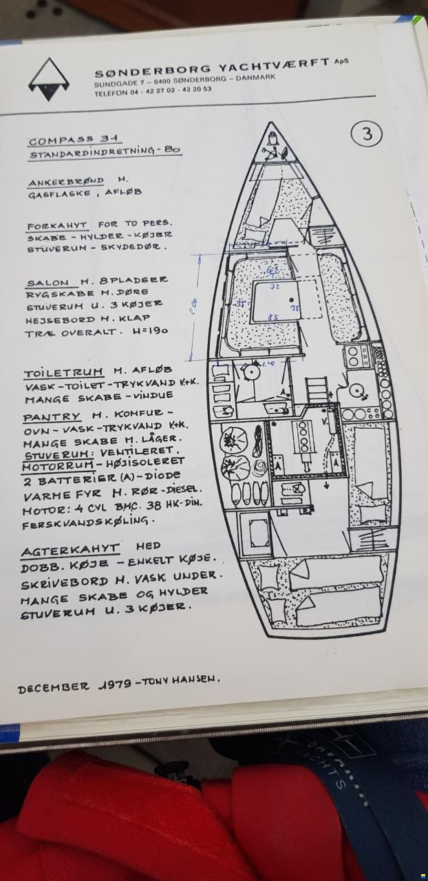 1981 Compass 31 Ketsch, 27 000