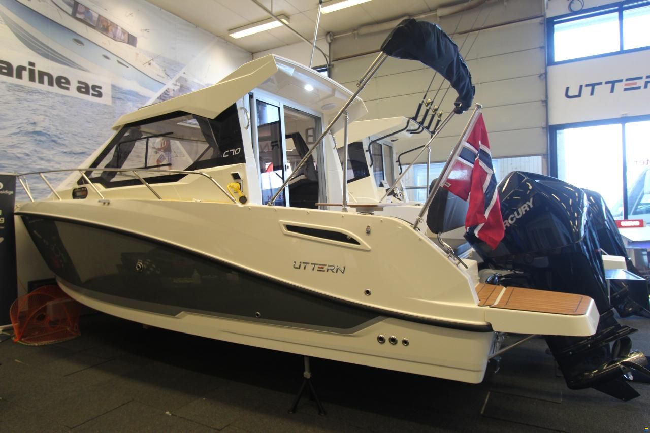 2022 Uttern C70 m/ Mercury 225 HP V6, 760 000 NOK