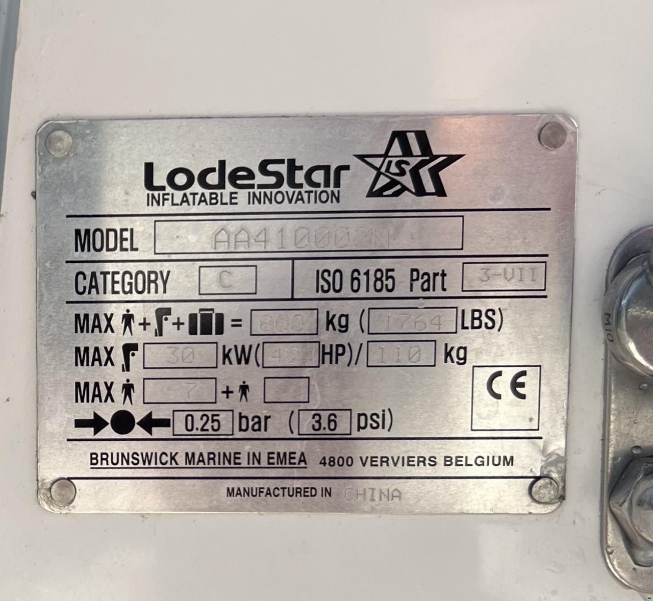 2008 Lodestar LOD RIB 410 Open, 5 000 CHF