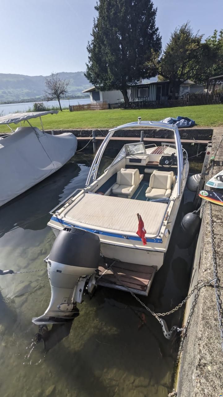 1985 Kammin Sportboot mit 90PS Aussenborder, CHF 10.900,-