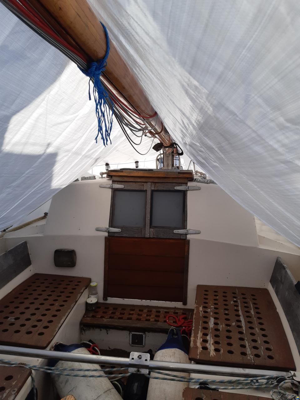 1976 Stahl Segelboot 8 m 5x Segel, EUR 3.599,-