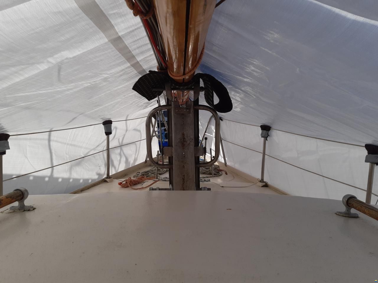 1976 Stahl Segelboot 8 m 5x Segel, EUR 3.599,-