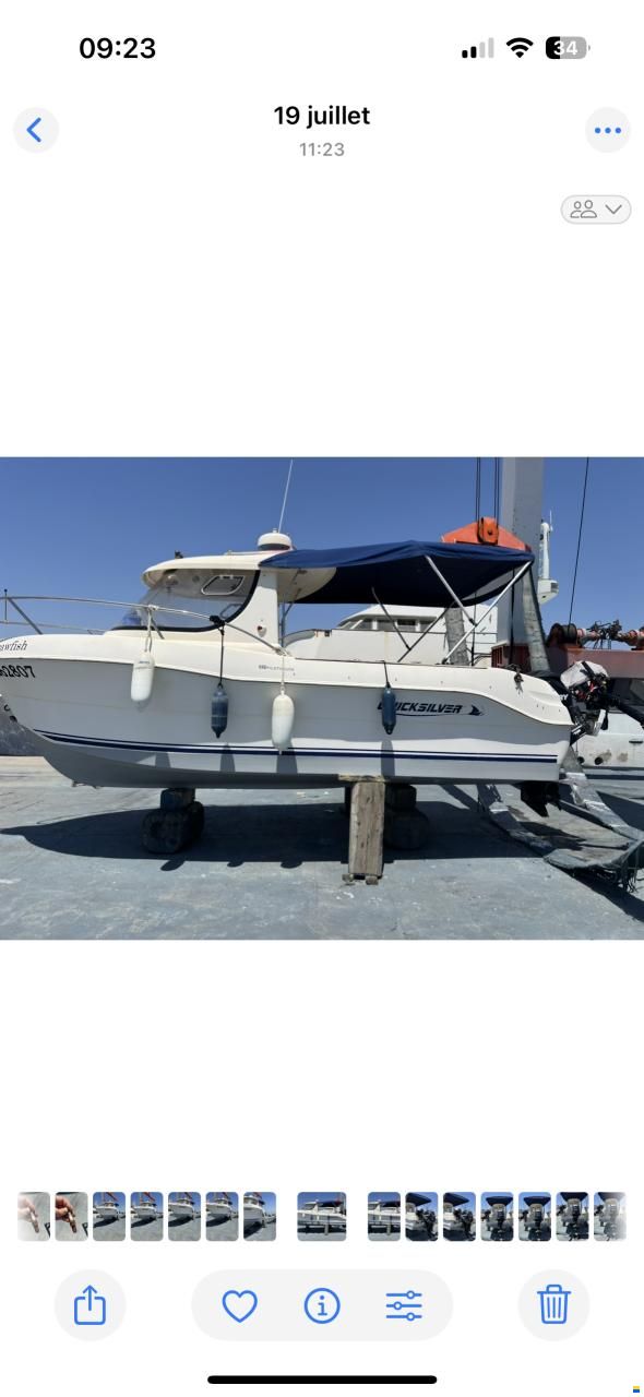 2009 Quicksilver pilothouse6.4, EUR 30.000,-