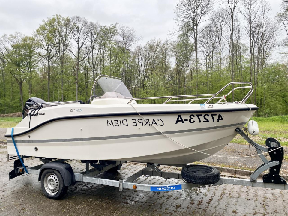 2017 Quicksilver 455 activ open, EUR 17.500,-