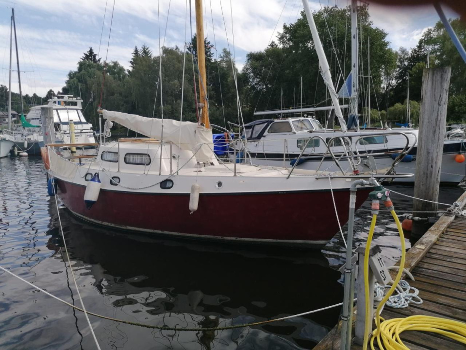 1976 Stahl Segelboot 8 m 5x Segel, EUR 3.599,-