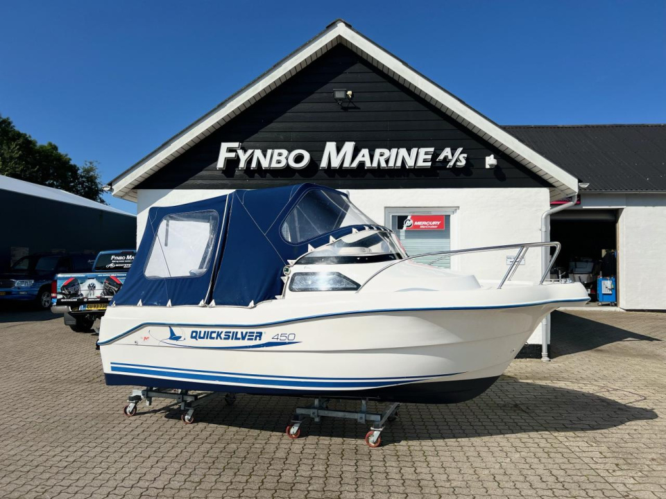 2003 Quicksilver 450 Cabin, Mercury 40 HK, DKK 49.900,-