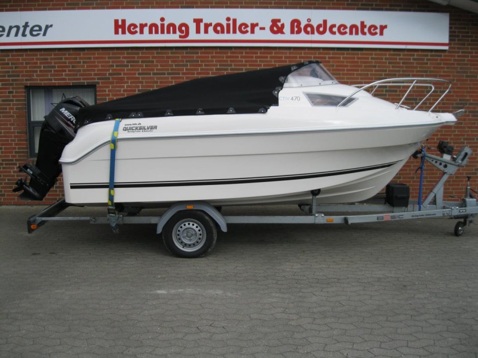 2011 Quicksilver 470 Cruiser m/Mercury F50 hk EFI 4-takt, 99.800 DKK